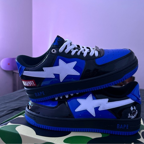 Bape | Shoes | A Bathing Ape Bape Sta Marvel Comics Venom | Poshmark